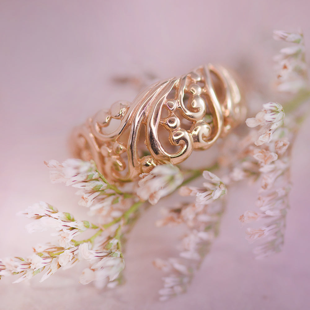 Gold filigree wedding band 60 photos - Astyledwedding.com